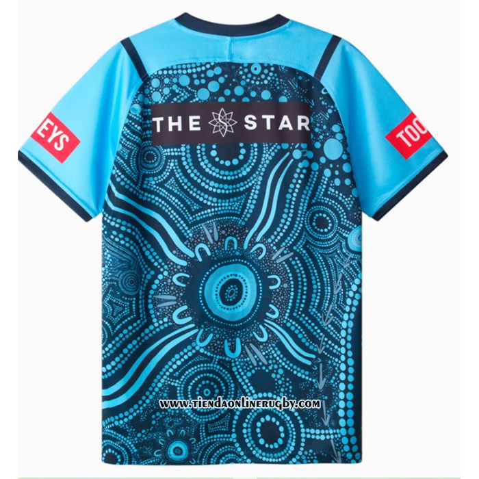 Camiseta Queensland Maroons Rugby 2024 Indigena Barato